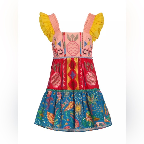 FARM Rio | Dresses | Farm Rio Mini Dress Size Xs | Poshmark